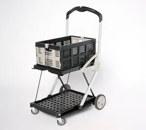 CELLA Collapsible Rolling Shopping Cart
