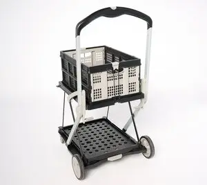 CELLA Collapsible Rolling Shopping Cart