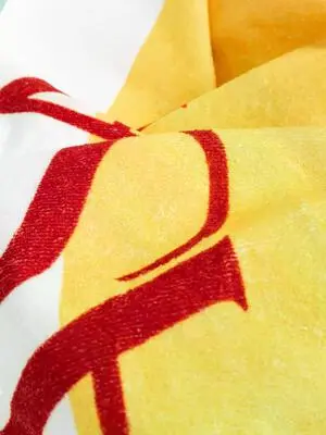 Casablanca Logo-detail Beach Towel - Yellow
