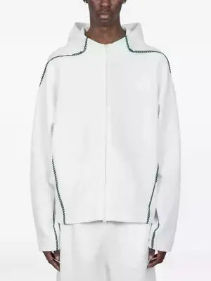 Adidas X Arte Antwerp Zip-up Cotton Hoodie - White