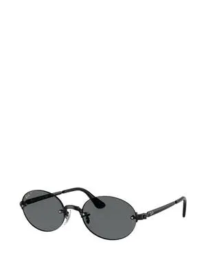 Ray-ban Oval Sunglasses - Black
