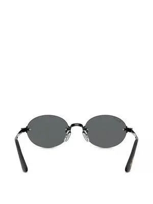 Ray-ban Oval Sunglasses - Black