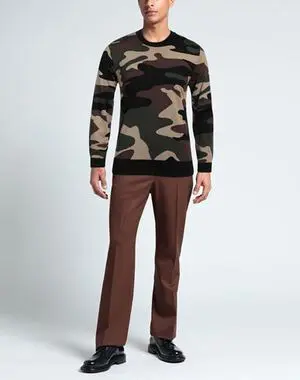 Dolce & Gabbana Jacquard Knit Camouflage Print Sweater