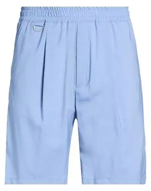 LOW BRAND Virgin Wool Shorts - Blue