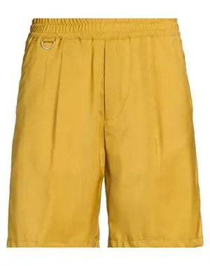 LOW BRAND Virgin Wool Shorts - Yellow