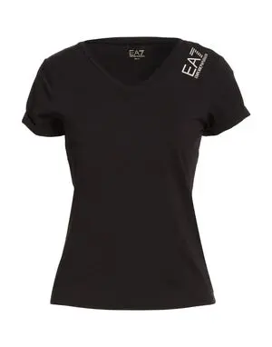 EA7 Logo-print Jersey T-shirt