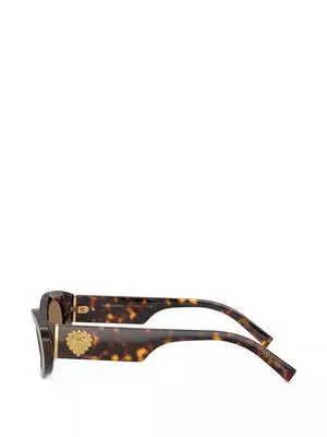 Dolce & Gabbana Oval-frame Tortoiseshell Sunglasses