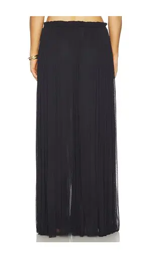 Hanne Bloch Silk Tulle Skirt - Black