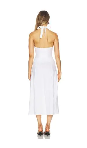 AEXAE Halter Neck Maxi Dress