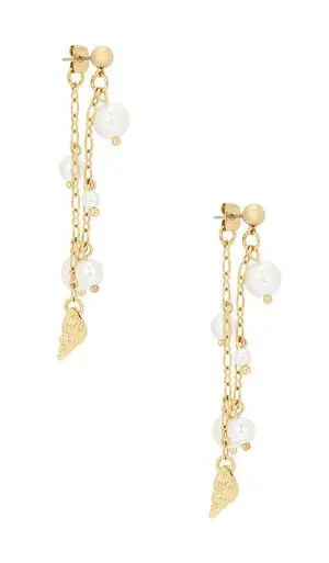 PETIT MOMENTS Dune Dangle Earrings - Gold