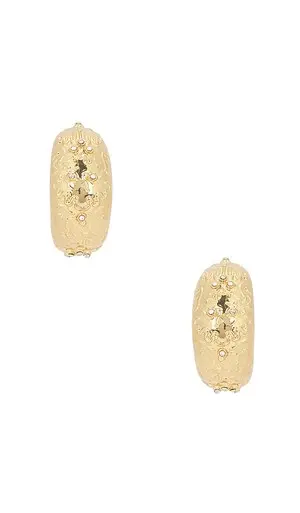 PETIT MOMENTS Sigil Hoop Earrings