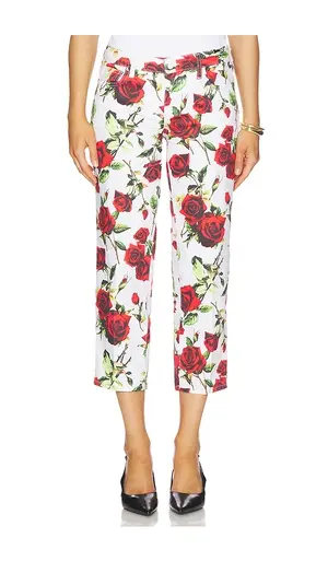 L'Agence Blaine Low Rise Crop Stovepipe Jean