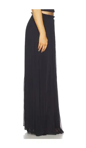 Hanne Bloch Silk Tulle Skirt - Black