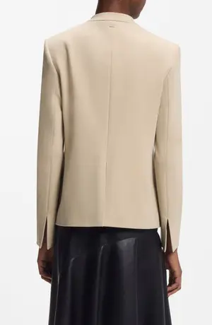 BOSS Jemma Collarless Jacket