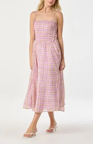 Astr The Label Lahela Plaid Sundress