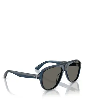 Oliver Spencer Aviator Sunglasses, 57mm
