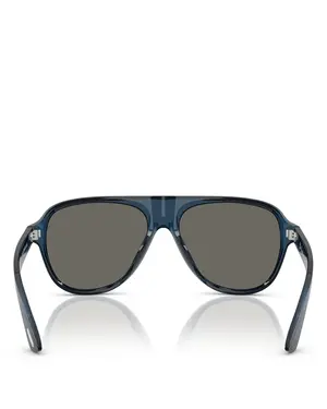 Oliver Spencer Aviator Sunglasses, 57mm