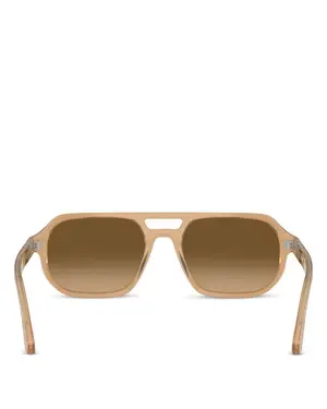 Persol 59mm Pillow Sunglasses - Opal Beige