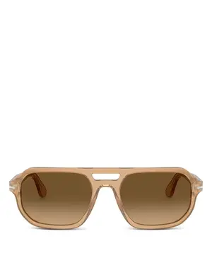 Persol 59mm Pillow Sunglasses - Opal Beige