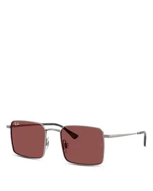 Ray-ban Oversized Square Metal Sunglasses