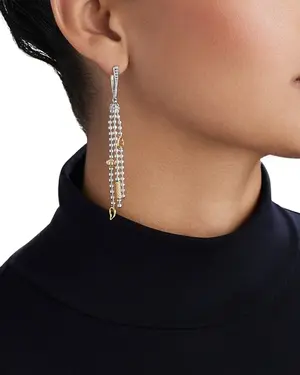 Lagos 18k Yellow Gold And Sterling Icon Tassel Drop Earrings