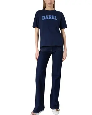 Gerard Darel Melly Varsity T-shirt - Navy