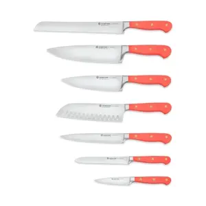 WUSTHOF 8 Piece Knife Block Set - Coral Peach