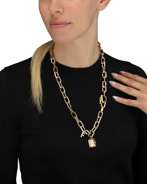 FERRAGAMO Charm Necklace Watch 16.6mm - Gold