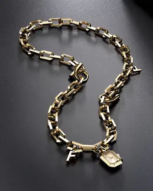 FERRAGAMO Charm Necklace Watch 16.6mm - Gold