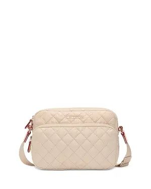 Mz Wallace Small Metro Camera Bag Ii - Buff/gold