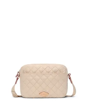 Mz Wallace Small Metro Camera Bag Ii - Buff/gold