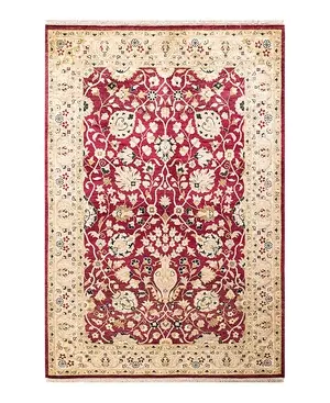 Bloomingdale'S Mogul M1352 Area Rug 4'1x6'1 - Red
