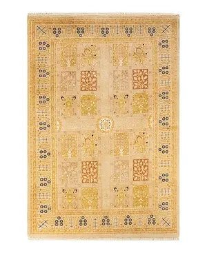 Bloomingdale'S Mogul M1323 Area Rug 4'2x6'2 - Ivory
