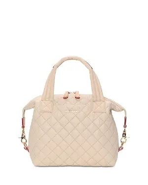 Mz Wallace Small Sutton Deluxe Bag - Buff/gold