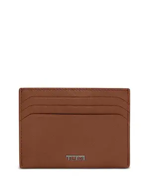Tumi Slim Card Case - Cognac