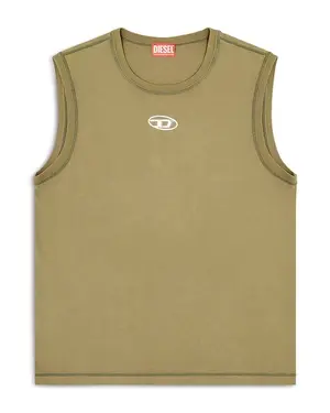 DIESEL Logo Graphic Tank Top - Leaf Green