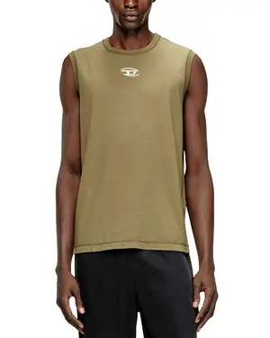 DIESEL® Logo Graphic Tank Top - Leaf Green