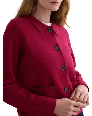 HOBBS LONDON Mia Jacket - Beetroot Pink
