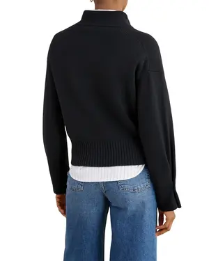 HOBBS LONDON Adler Mock Neck Pullover Sweater