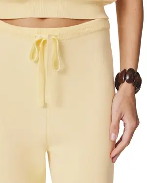 Splendid Christa Crop Sweater Pants - Honeysuckle