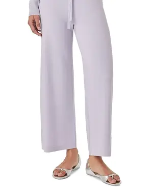Splendid Christa Crop Sweater Pants - Lavender