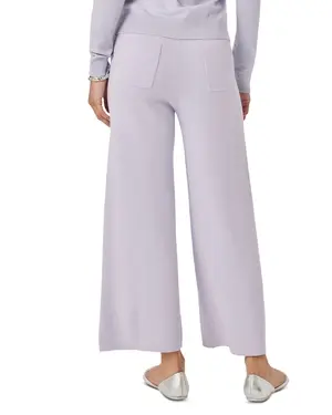 Splendid Christa Cropped Sweater Pants - Lavender