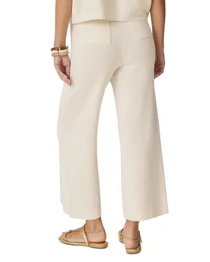 Splendid Christa Cropped Sweater Pants - Shell