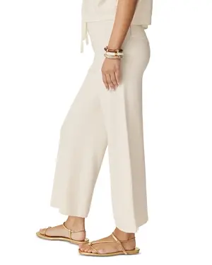 Splendid Christa Cropped Sweater Pants - Shell