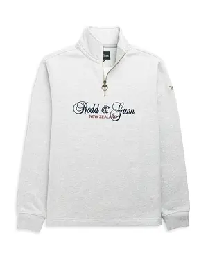 Rodd & Gunn Jubilee Quarter-zip Sweatshirt - Ash