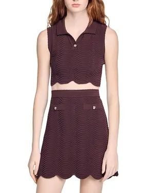 Sandro Collared Camis Tanks For Women