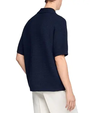 Sandro Jute Shirt - Navy Blue