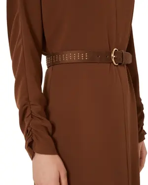 Max Mara Mstzerbino Belted Midi Dress