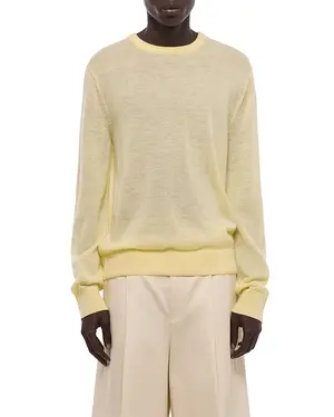 Helmut Lang Crewneck Sweater - Yellow