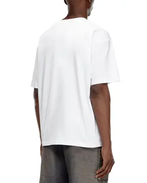 DIESEL® Relaxed Fit Logo Graphic T-shirt - White